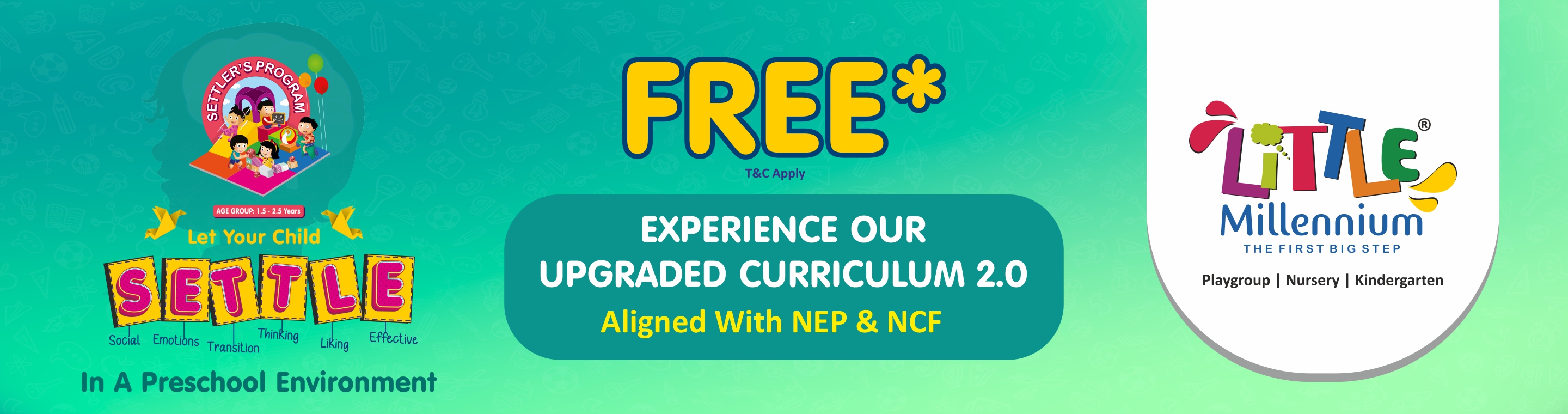 Little Millennium | Best Preschool, Play School And Day Care In Sector 150, Noida